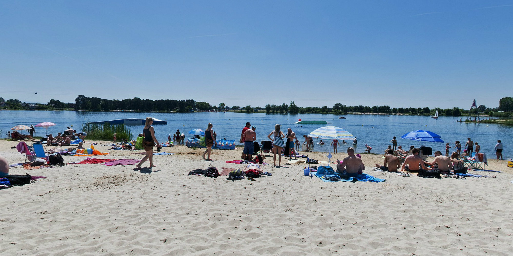 Plaża nad zalewem Kryspinów - Atrakcje Kryspinowa | Prezentacja ...